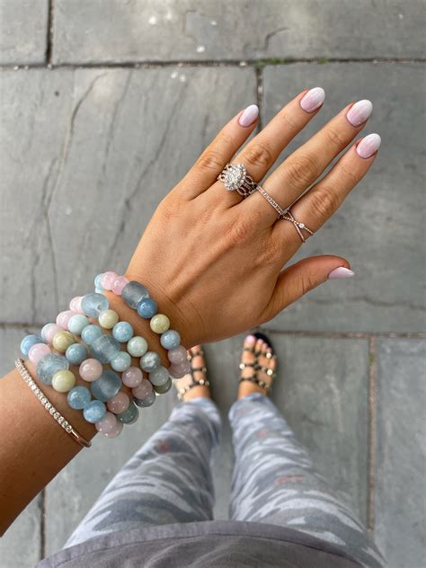 Recycled Pastel Sea Glass Snaffle Bit Bracelet Company