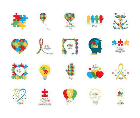 Autism Ribbon Vector Art Icons And Graphics For Free Download