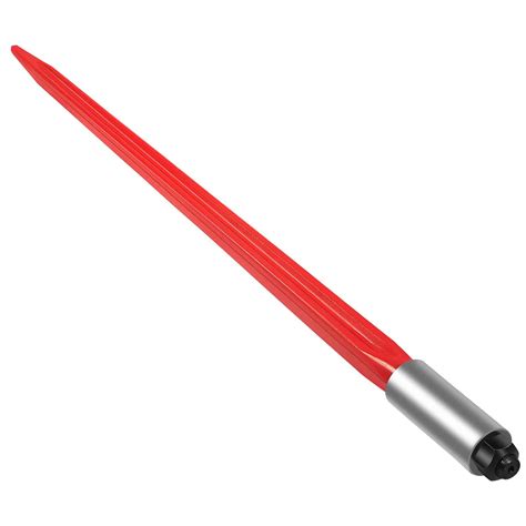 Vevor 81cm Hay Bale Spear 612kg Capacity Red Coated Quick Attach Bale
