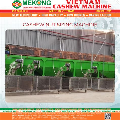 Raw Cashew Sizing Machine Vietnam Cashew Machine Vcm