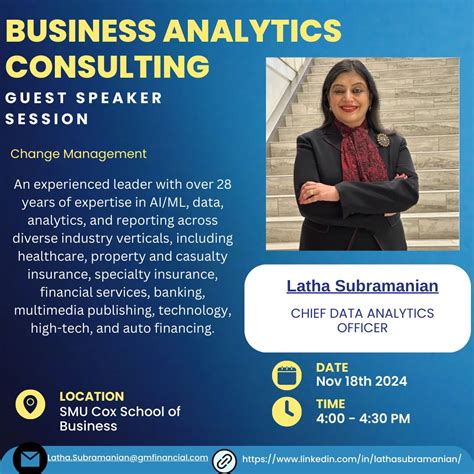 Ranjith Raghunath On Linkedin Smu Businessanalytics Itom