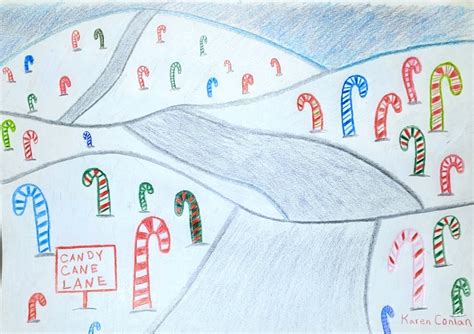 Candy Cane Lane By Karenconlan On Deviantart