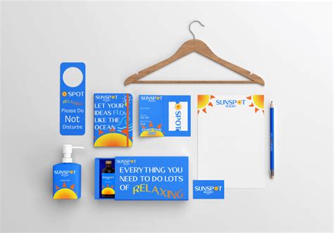 Brand Identity Package For Sunspot Resort A Fictional Resort In Miami