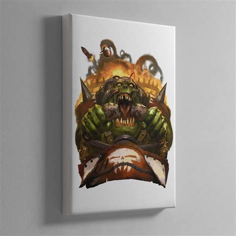 Waaagh Art Print Warhammer 40k Collectible Warhammer Art