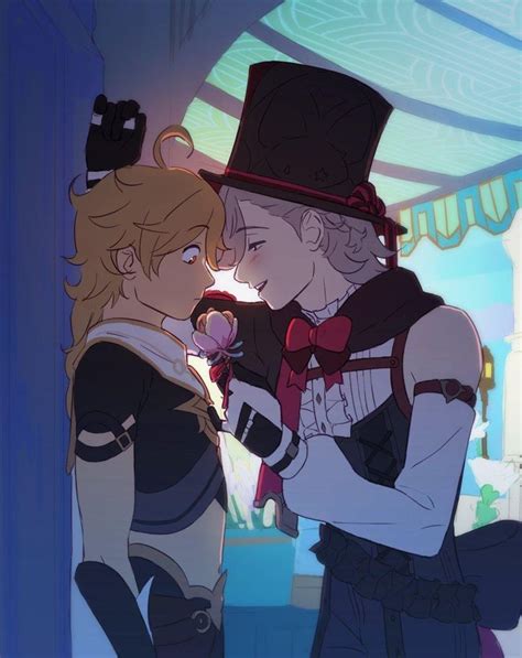 Пин на доске Lyney X Aether 🌕🌑