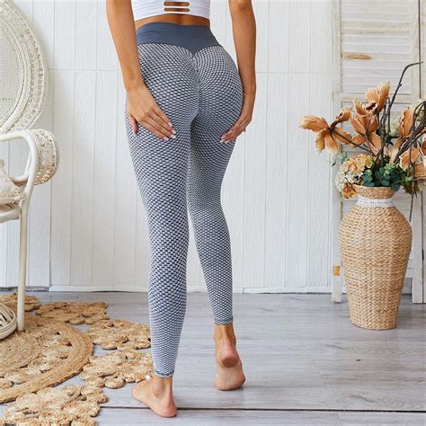 Buy Women Fitness Yoga Leggings High Waist Push Up Yoga Pants Skinny