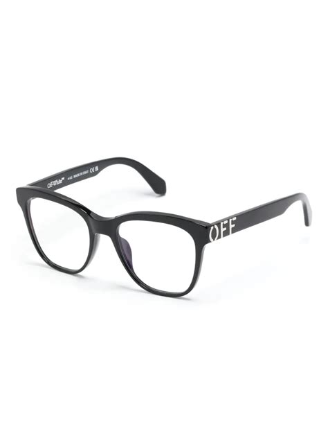 Off White Eyewear Style 69 Square Frame Glasses Black Farfetch