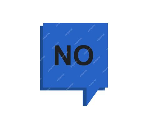 Premium Vector Speech Bubble No