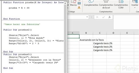 Crear Una Subrutina Platzi