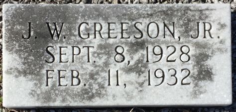 John Wesley Greeson Jr 1928 1932 Find A Grave Memorial