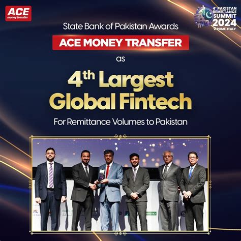 Ace Money Transfer A Global Fintech Leader Recognised By State Bank Of