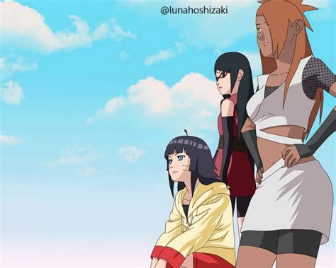 Sarada Himawari And Chocho By Lunahoshizaki On Deviantart