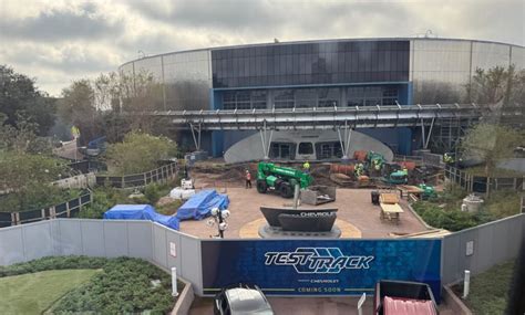 Walt Disney Imagineering Shares A Glimpse Of Test Track Construction
