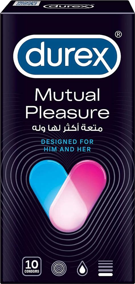 Durex Mutual Pleasure Condoms Designed For Him And Her 10 Pieces