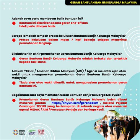 Tekun Nasional Cara Mohon Geran Bantuan Banjir Keluarga Malaysia