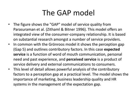 The Gap Model Pptx