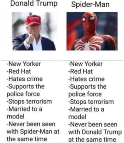 Donald Trump And Spider Man Meme By Behlimumair Memedroid