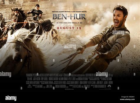 Ben Hur Us Poster Art From Left Toby Kebbell Jack Huston 2016
