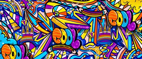 Graffiti Doodle Art Royalty Free Vector Image Vectorstock