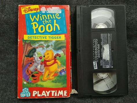 Vhs Winnie The Pooh Pooh Playtime Detective Tigger Vhs 1994 £9