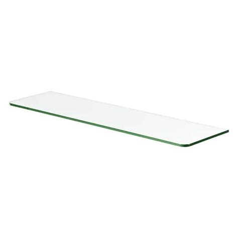 Glass Wall Mounted Shelves The Home Depot