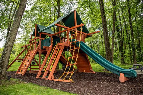 Wooden Outdoor Playground Equipment