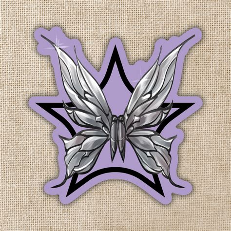 Lyra And Hades Butterfly Emblem Sticker The Games Gods Play Kot