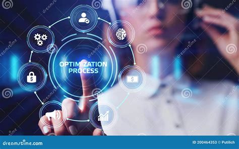 Optimization Software Technology Process System Business Concept Business Technology Internet