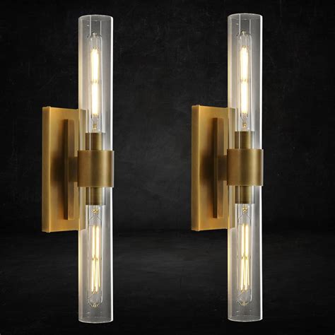 Zhtiechui Brass Wall Sconces Set Of Two 228 Sconces Wall Lighting 2