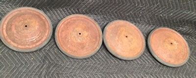 Official Soap Box Derby Car Wheels Rubber Tires 12 Vintage Set Of