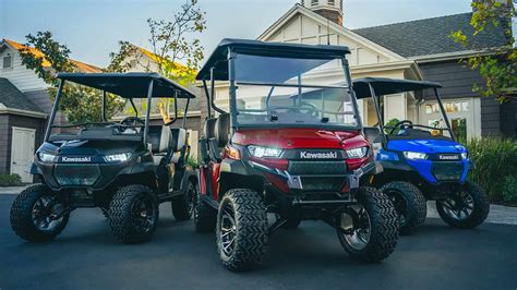 Kawasaki Debuts New Nav 4e Electric Golf Cart