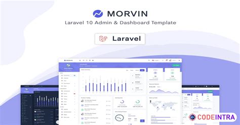 Morvin Laravel Admin And Dashboard Template Codeintra