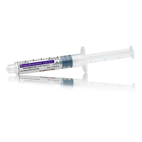 Regadenoson 008 Mg Ml Injection Prefilled Syringe 5 Ml 10 Per Box