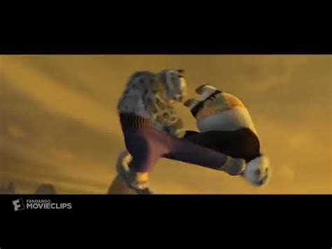 Kung Fu Panda 2008 Fight For The Dragon Scroll Scene Youtube