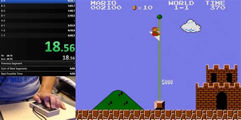 Speedrunner Beats Super Mario Bros In Under Five Minutes One Handed