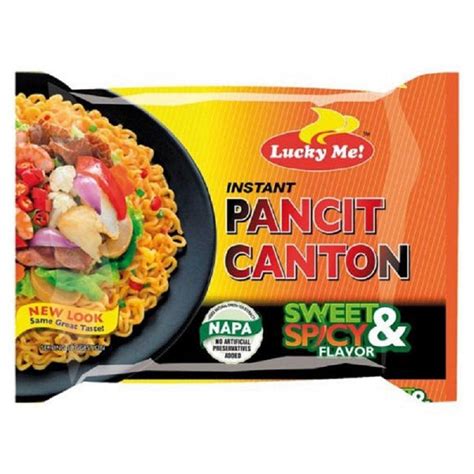Lucky Me Pancit Canton Sweet And Spicy Flavor Instant Chow Mein 20 C