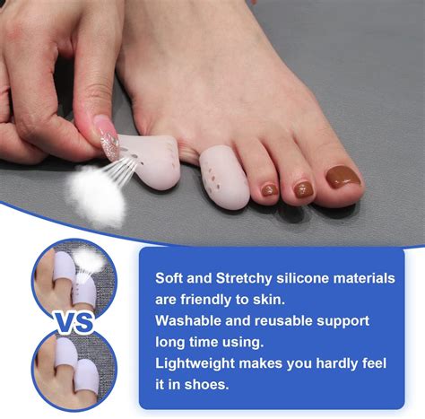 Winiyou Silicone Toe Protectors 14 Pack Small Toe Covers For Men
