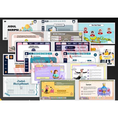 100 Template Sempro Skripsi Ppt Apppeida