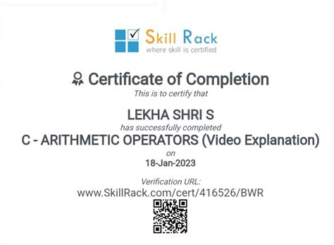 Lekha Shri S On Linkedin Cprogramming Skillrack