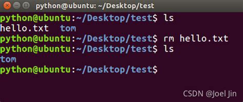 ubuntu创建、删除文件及目录命令 ubuntu rmkdir rmdir rm csdn博客