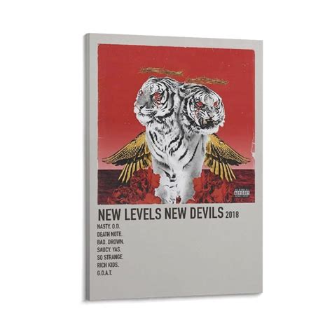 New Levels New Devils By Polyphia Canvas Poster Wall Art Decor Print