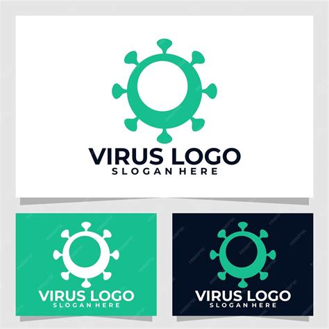 Premium Vector Virus Logo Vector Design Template
