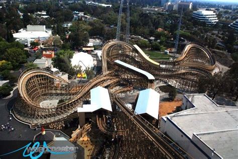 Gold Striker Californias Great America Roller Coaster Park Great