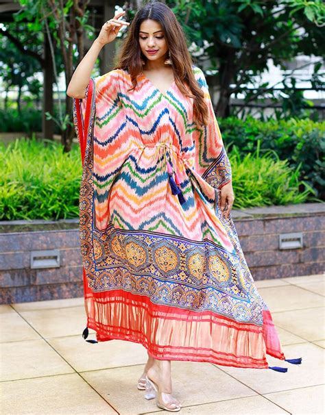 Multi Designer Party Wear Pure Gaji Silk Kaftan Silk Kaftan Party