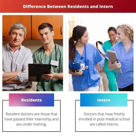 Residents Vs Intern Difference And Comparison