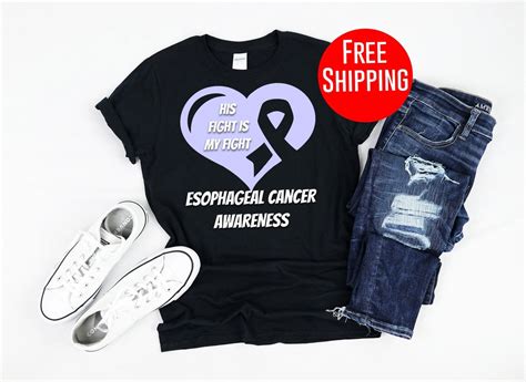 Esophageal Cancer Shirt Tank Top Hoodie Esophageal Ribbon