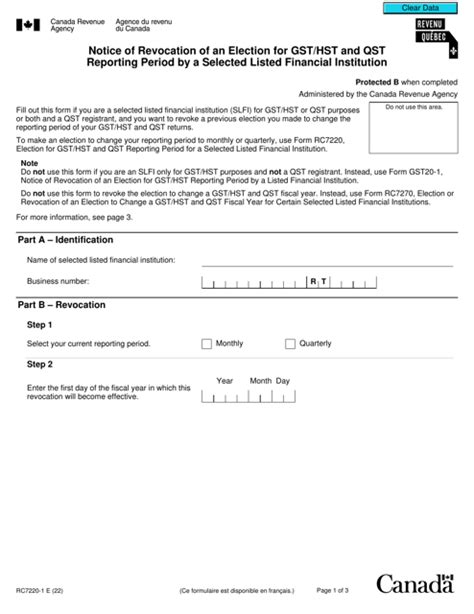 Form Rc7220 1 Fill Out Sign Online And Download Fillable Pdf Canada