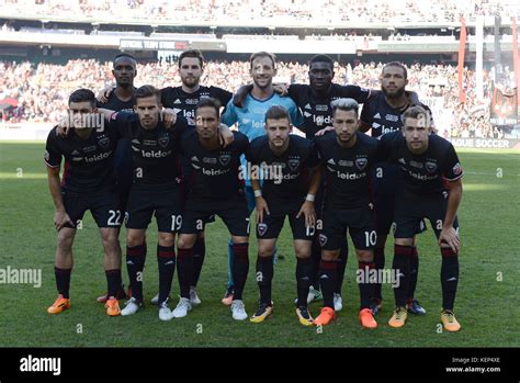 Washington Dc Usa 22nd Oct 2017 20171022 The Dc United Starting 11 Pose For A Team