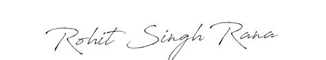 76 Rohit Singh Rana Name Signature Style Ideas Amazing Online Autograph