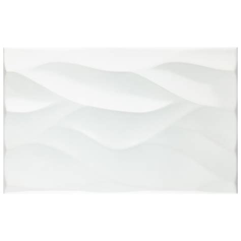 Sample More Natur Glossy White Ceramic Wall Tile Merola Tile